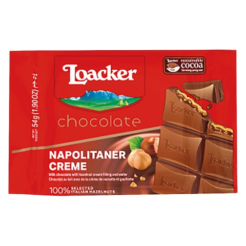 Loacker chocolate filled napoli 54g price in Saudi Arabia | Carrefour ...