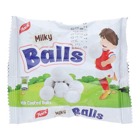 Buy Track Milky Balls Milky Coated Balls 40 gr Online | Carrefour Pakistan