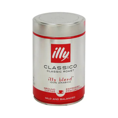 Illy Blend 100% Arabica Espresso Medium Roast Ground Coffee 250g price ...
