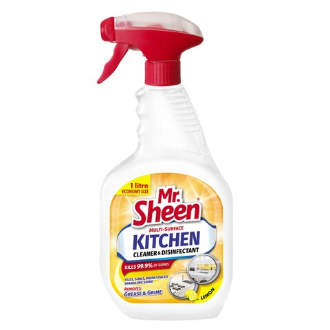 Buy Mr. Sheen Lemon Kitchen Cleaner 1L Online | Carrefour Kenya