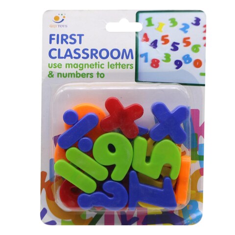 Buy Qiji Toys First Classroom Magnetic Letters And Numbers Online ...