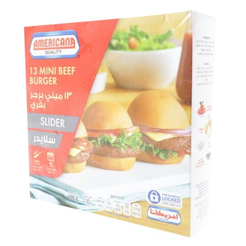 Americana Quality Slider Mini Beef Burger 400g Online | Carrefour Kuwait