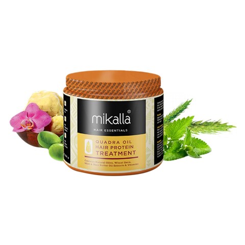Buy Mikalla Hair Essential Quadra Oil Treatment 250g Online | Carrefour ...