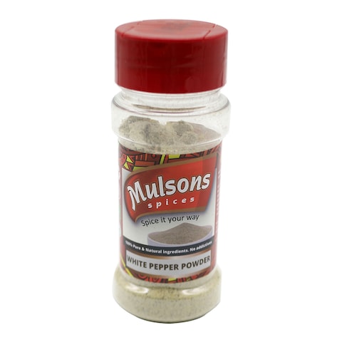 Buy Mulsons White Pepper Powder 50G Online | Carrefour Kenya