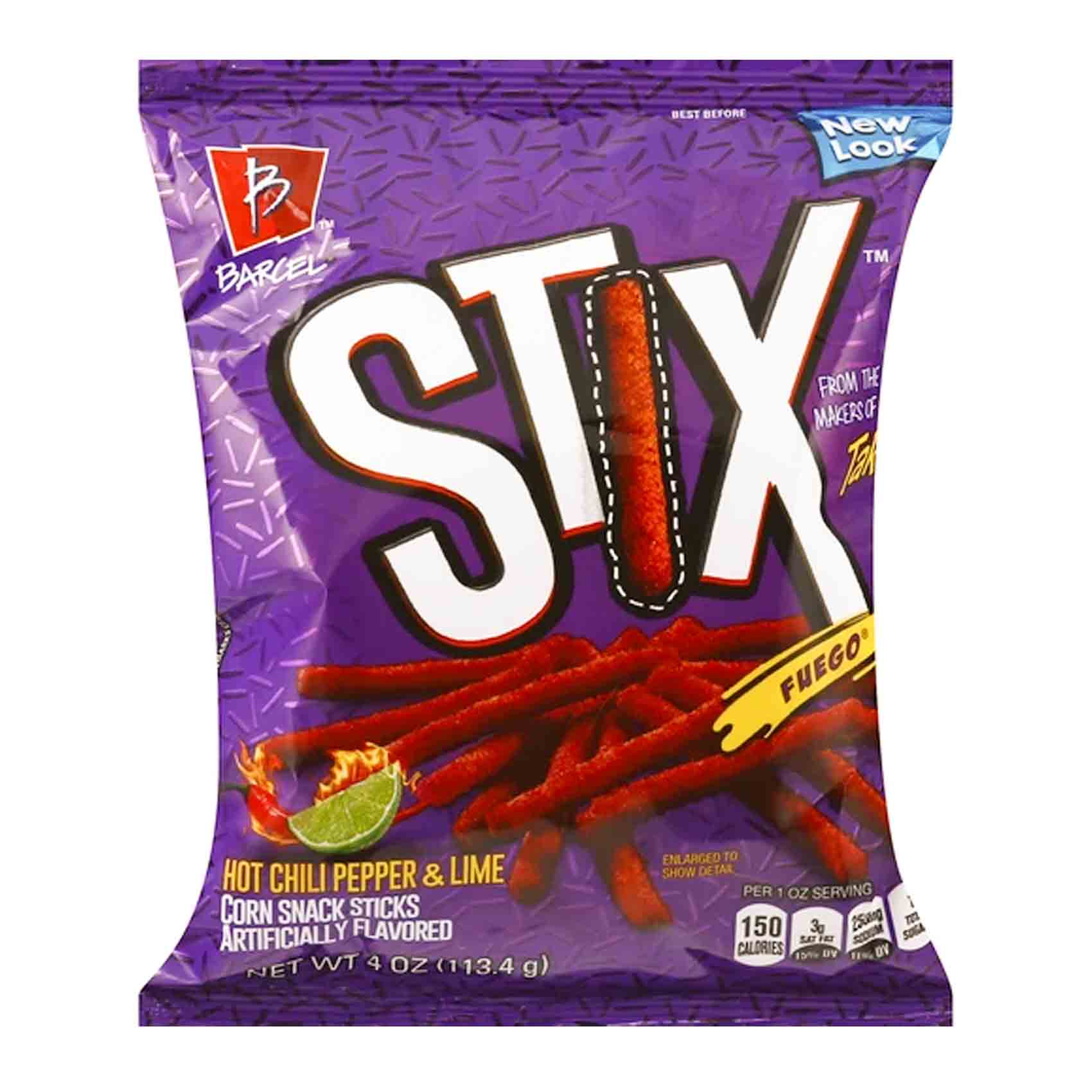Buy Churritos Fuego Hot Chili Peppers & Lime Corn Snack 113g Online ...