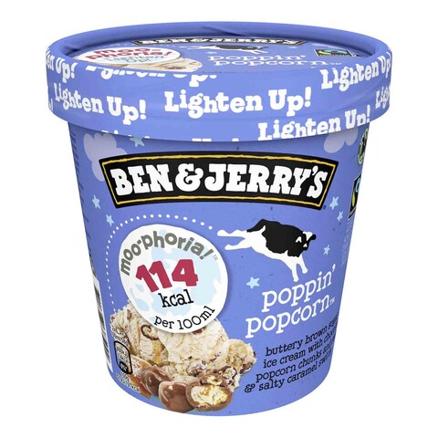 Buy Ben & J Poppin Popcorn Ice Cream 465ml Online | Carrefour Kenya