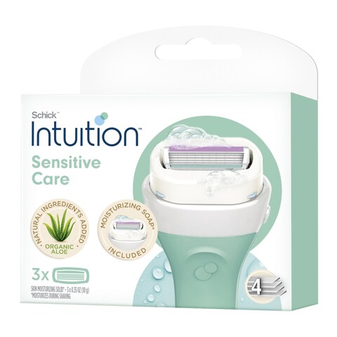 Schick Intuition Razor Refill Blue 3 PCS price in UAE | Carrefour UAE ...