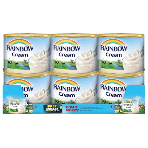 Rainbow Cooking Cream 170g Pack of 6 price in UAE | Carrefour UAE ...