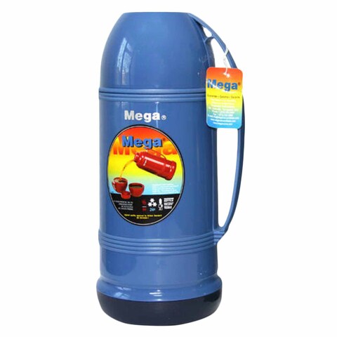 Buy Mega Double Cup Vacuum Flask Blue 1.9L Online | Carrefour Kenya
