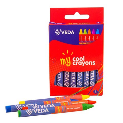 Buy Veda Crayons Cr-8A 8 Col Online | Carrefour Kenya