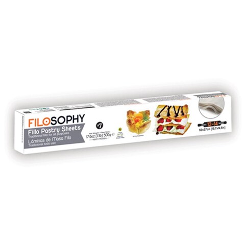 Buy FILOSOPHY FILLO PASTRY SHEETS 500G Online | Carrefour Kenya