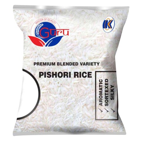 Buy Guru Premium Blended Varity Pishori Rice 1Kg Online | Carrefour Kenya