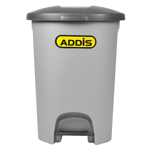Buy Addis Pedal Dustbin 20L Grey Online | Carrefour Kenya