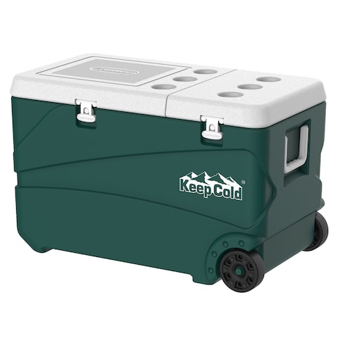 Cosmoplast Keepcold Deluxe Ice Box Green 102L price in UAE | Carrefour ...