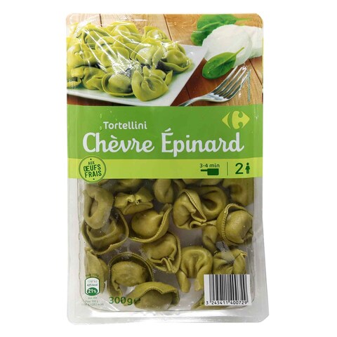 Buy Carrefour Goat Cheese Spinach Tortellini Pasta 300g Online ...