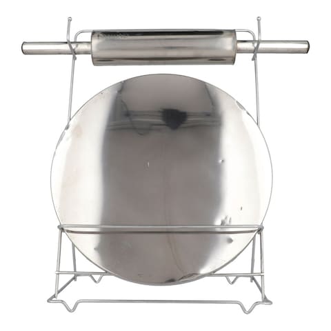 Buy Chef Stainless Steel Chakla Belan Set 3 pcs Online | Carrefour Pakistan