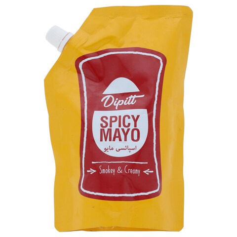 Buy Dipitt Spicy Mayo Smokey & Creamy 400 ml Online | Carrefour Pakistan