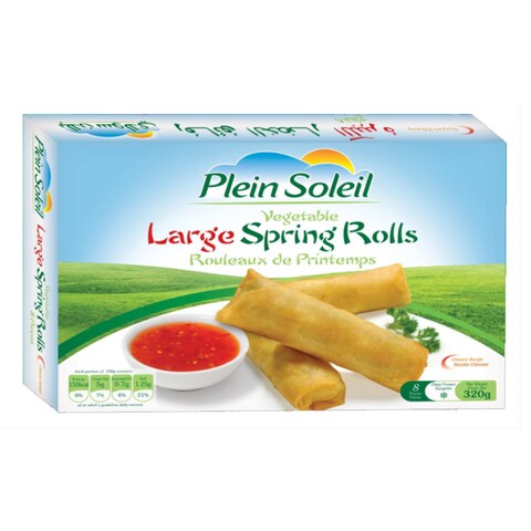 Plein Soleil Vegetable Spring Rolls 320GR Online | Carrefour Lebanon