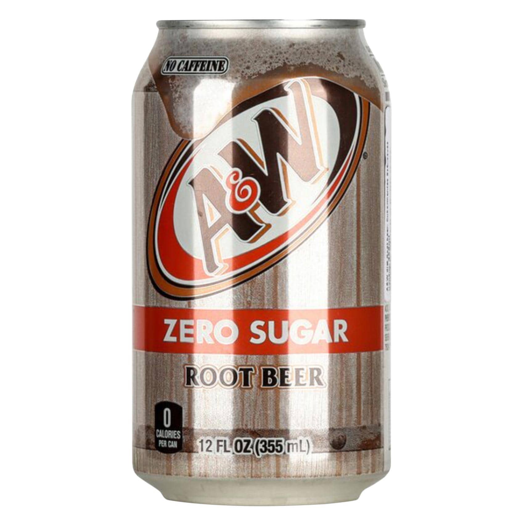 Buy A&W Root Beer Diet, Caffeine Free 355ml Online | Carrefour KSA