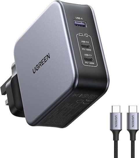 تسوق مجموعة شاحن يو جرين نيكسود 140 واط Usb C أون لاين كارفور الإمارات