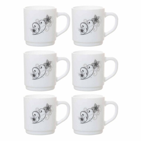 Buy CELLO 30CL ROMA MUG 6PC CAMBER BLK Online | Carrefour Kenya