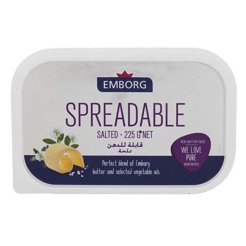 Buy Emborg Spreadable Salted Butter 225g Online | Carrefour Kenya