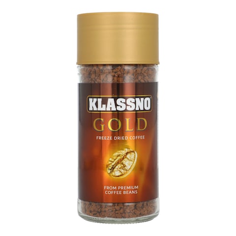 Buy Klassno Gold Freeze Dried Coffee Beans 100 gr Online | Carrefour ...