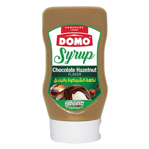 Buy Domo Chocolate And Hazelnut Syrup 610g Online | Carrefour Lebanon