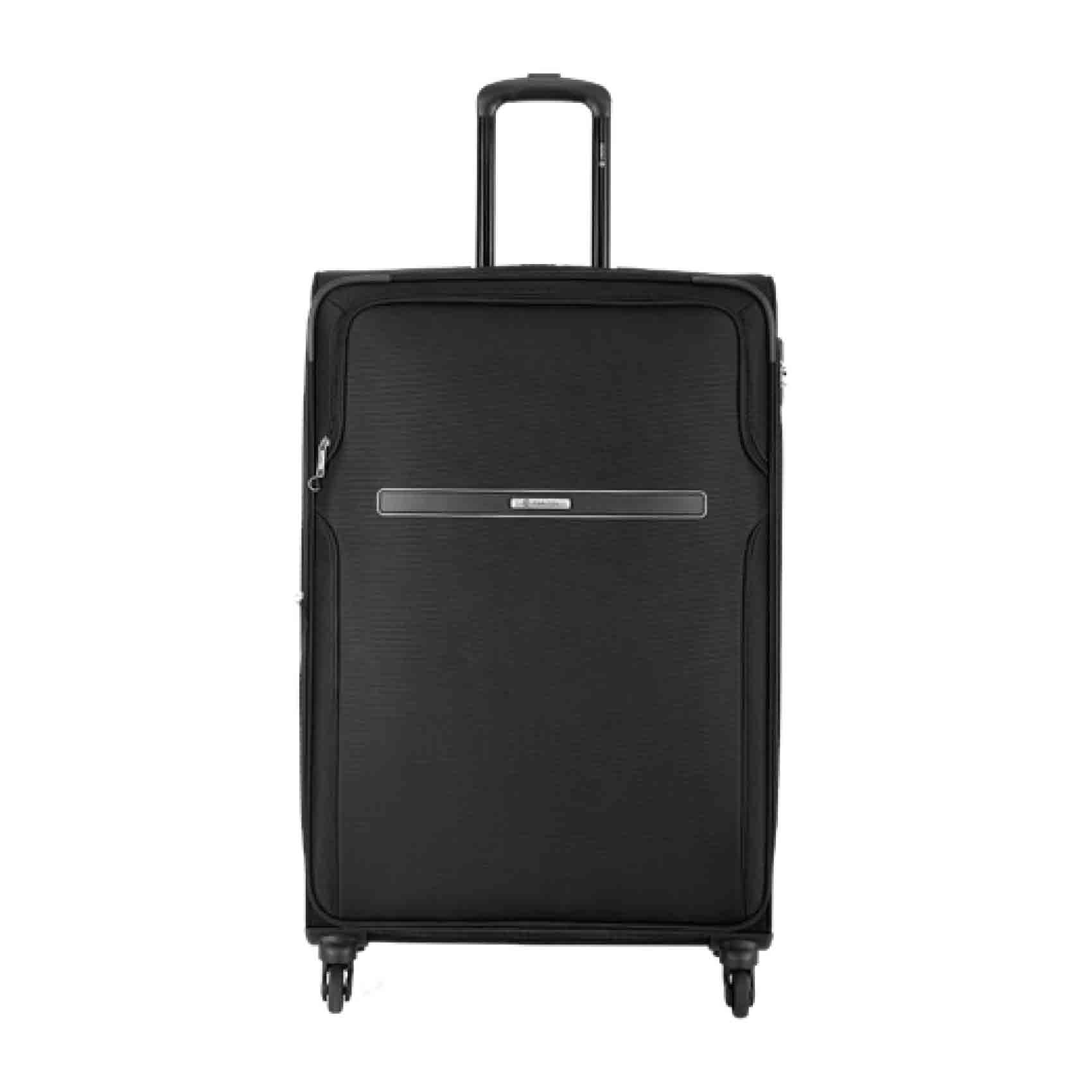Buy Newbury Softside Trolley Bag Large 77cm Black Online | Carrefour KSA