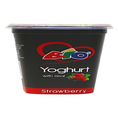 Buy Bio Real Strawberry Yoghurt 90ml Online | Carrefour Kenya