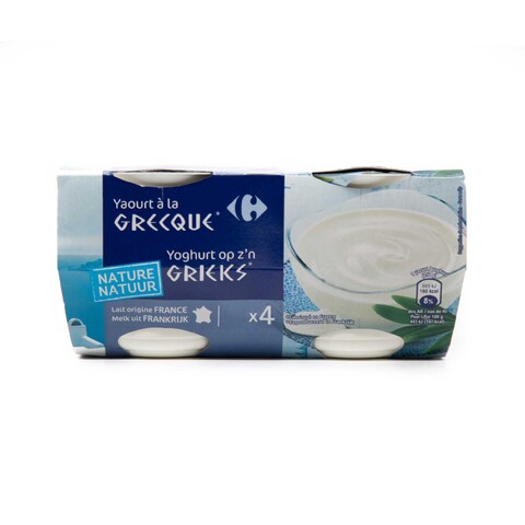 Buy Carrefour Greek Yoghurt 150gx4 Online | Carrefour KSA