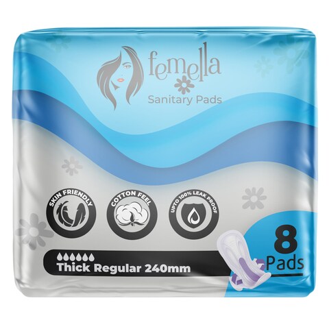Femella Sanitary Pads 240 Mm Thick Online | Carrefour Kenya