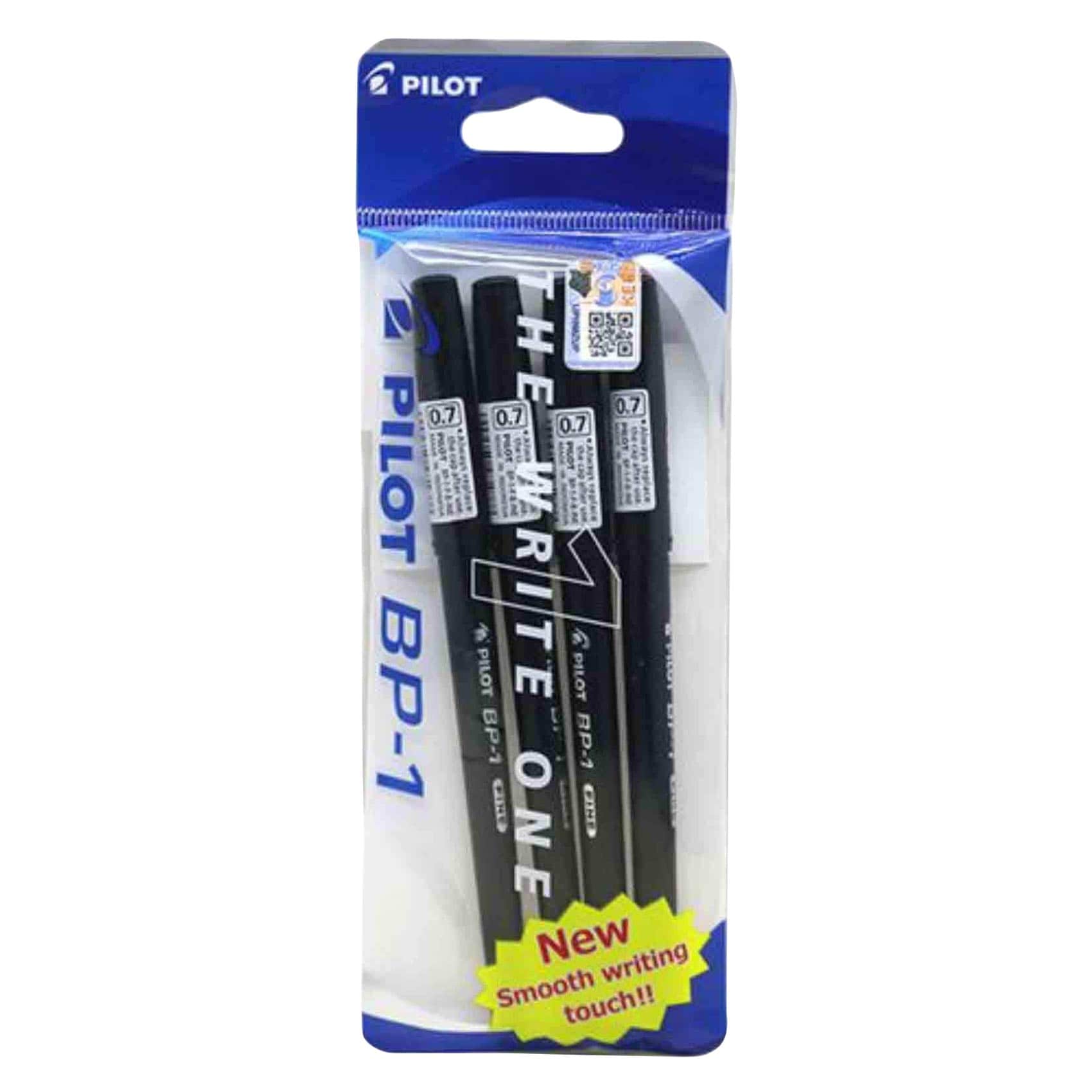 Buy Pilot Ball Pen Fine 4Pc Black Online | Carrefour Kenya
