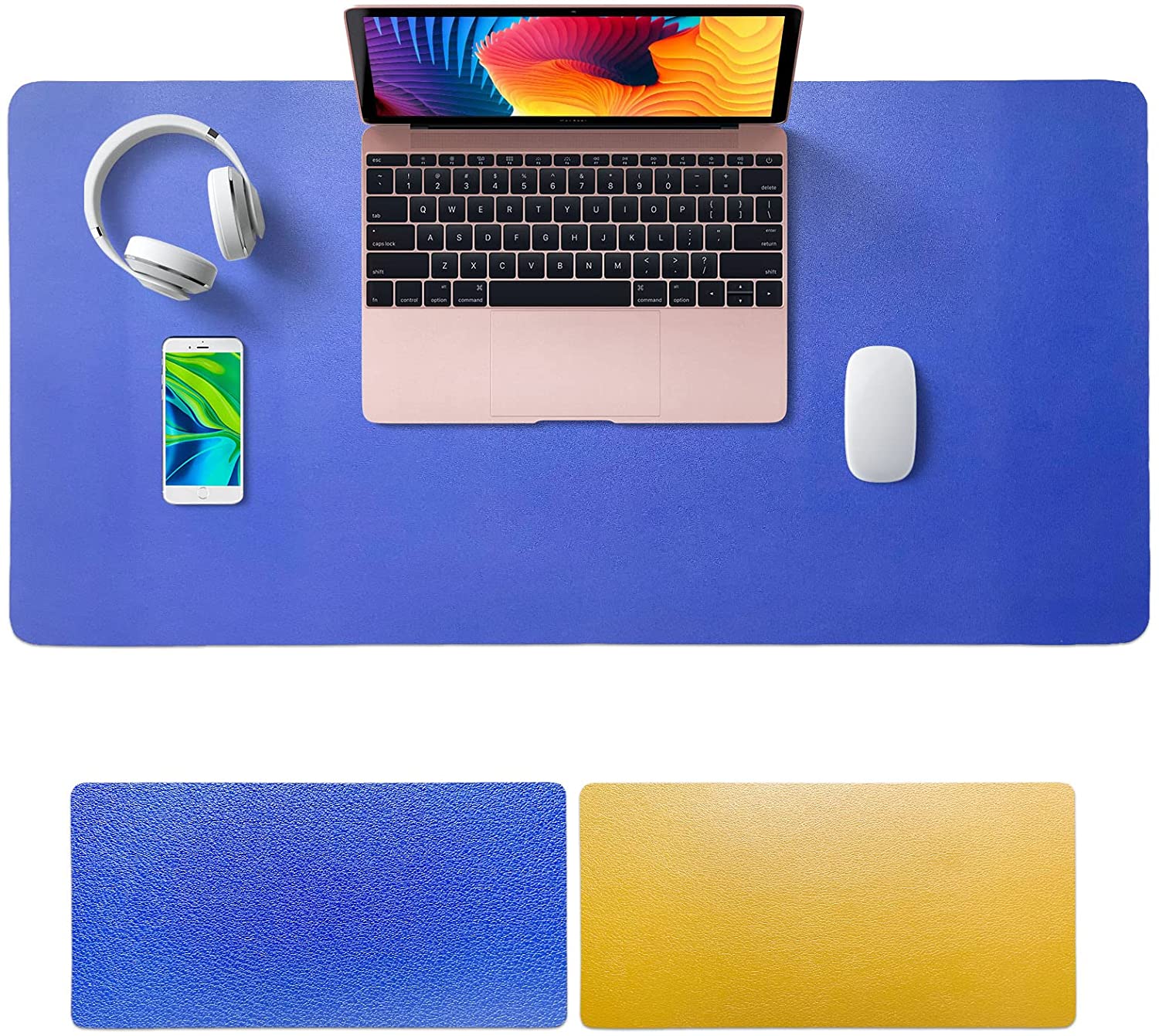 Buy SKY-TOUCH Mouse Pad Large Leather Computer Desk Pad Office Desk Mat ...