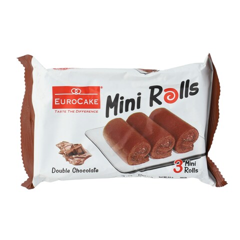 Buy Euro Cake Mini Rolls Double Chocolate 60 gr 3 pcs Online ...