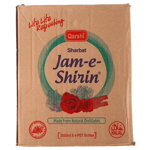 Buy Qarshi Jam-e-Shirin 3 lt (Pack of 4) Online | Carrefour Pakistan