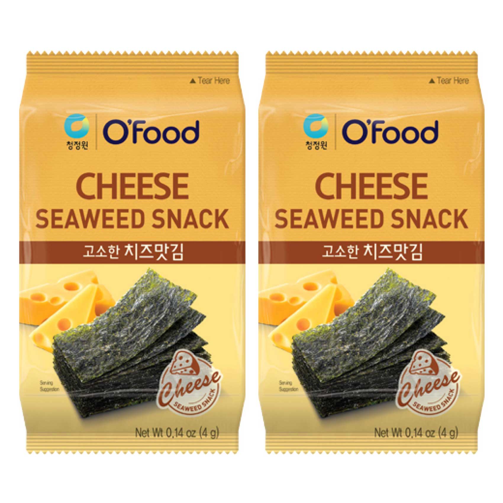 Buy Chung Jung One O'Food Cheese Seaweed Snack 4g x Pack of 2 Online ...