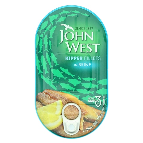 Buy John West Kipper Fillets Brine160G - Canned Fish Online | Carrefour ...