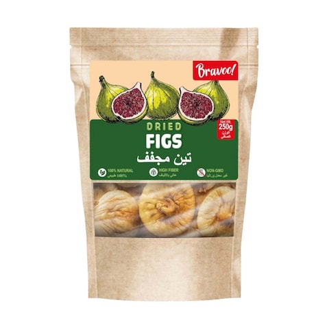 Bravoo Dried Figs 250g price in Kuwait | Carrefour Kuwait | supermarket ...
