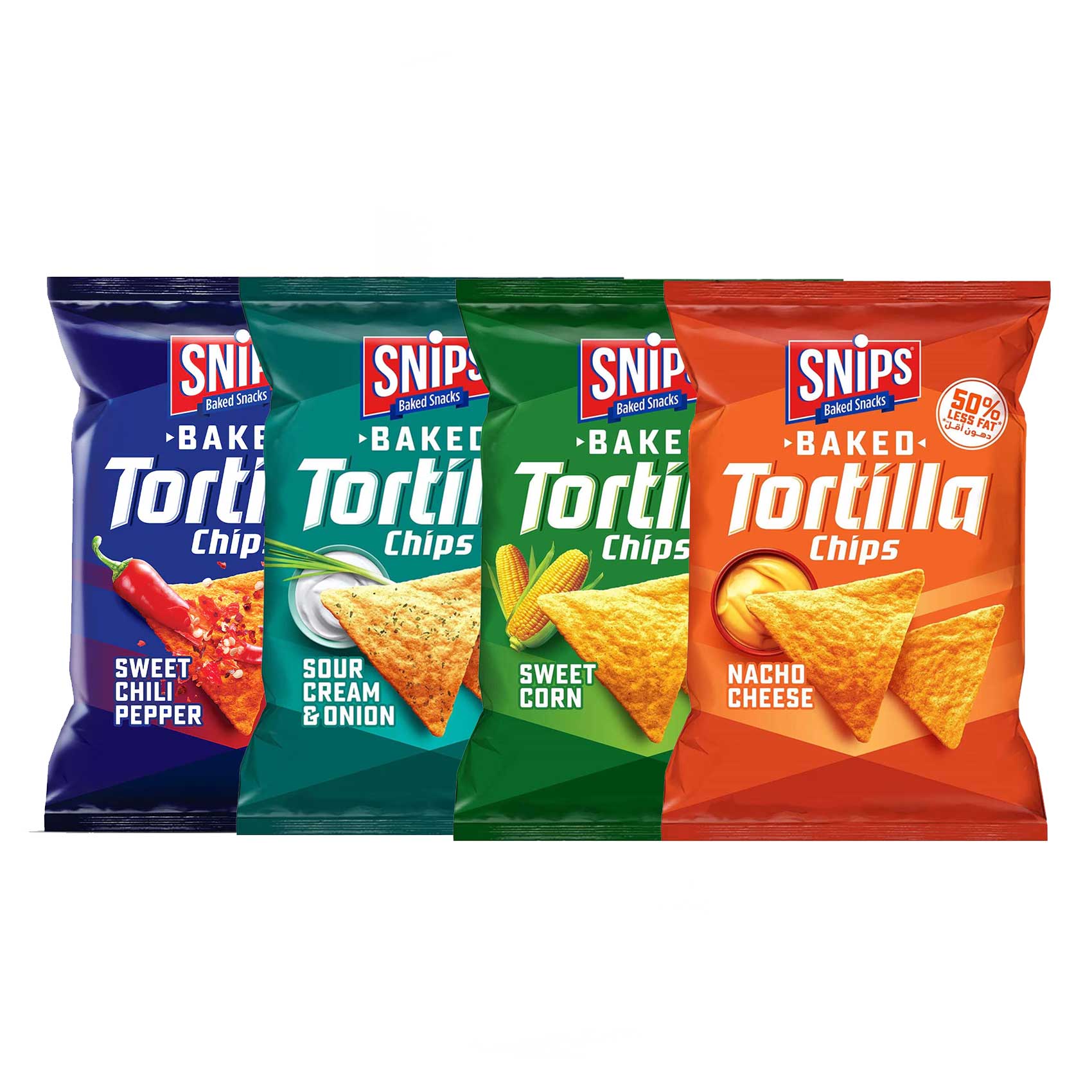 Buy Snips Tortilla Chips Assorted 4X80GR -20 Percent Off Online ...