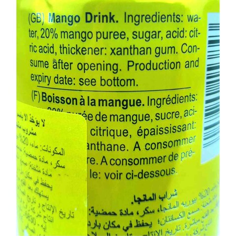 Buy Rauch Mango Drink Cans - 355 ML Online | Carrefour Egypt