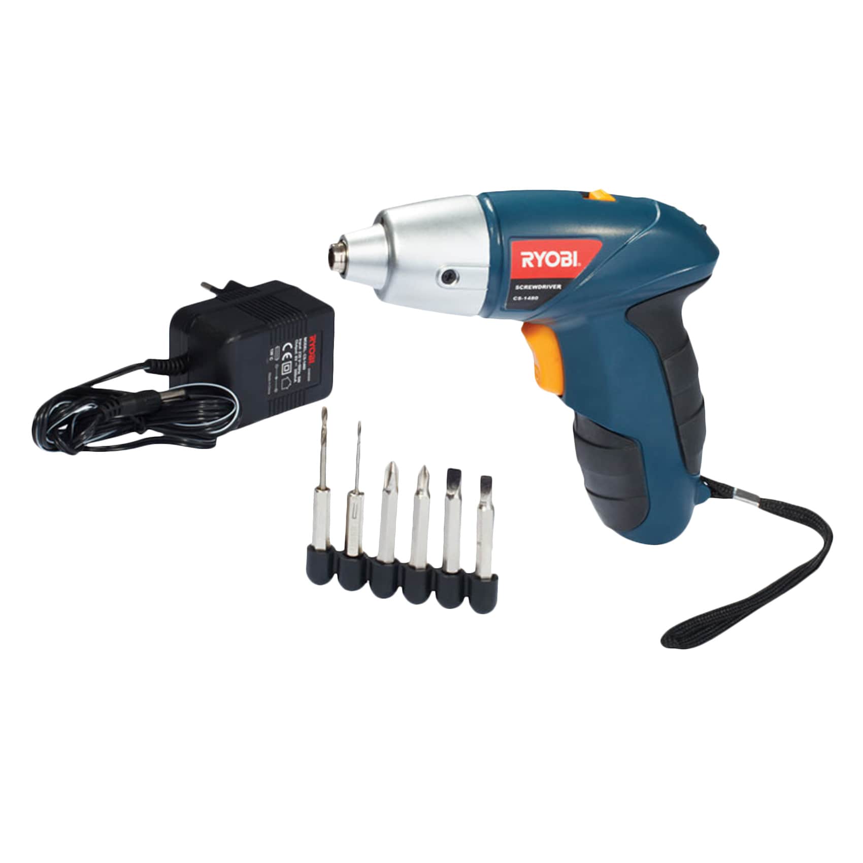 Buy Ryobi CS 1480 Screwdriver With Bits 4.8V 6 Pieces Blue Black Online Carrefour Kenya