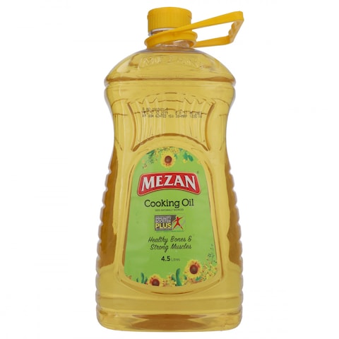 Buy Mezan Cooking Oil 100 Percent Naturally Sourced 4.5 lts Online ...