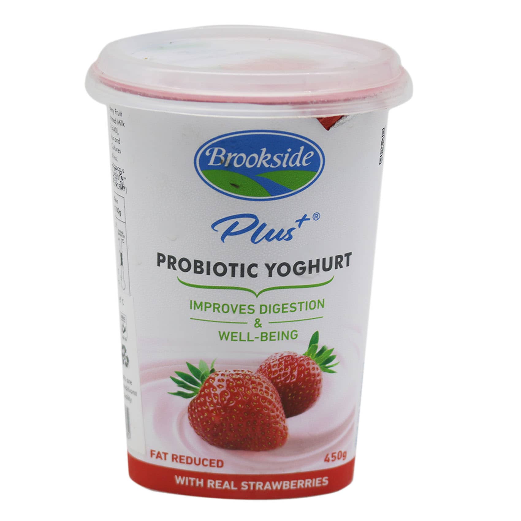 Buy Brookside Real Strawberry Probiotic Yoghurt 450g Online | Carrefour ...