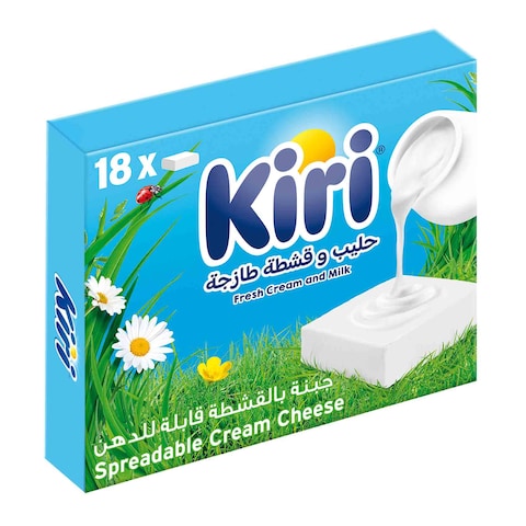 Buy Kiri Spreadable Cream Cheese Squares 18 portions 324g Online ...