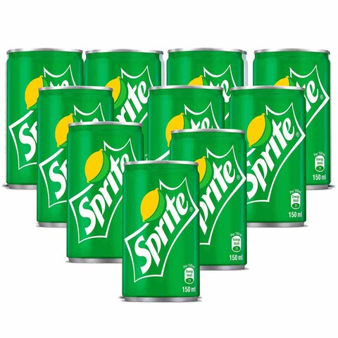 Sprite Regular Carbonated Soft Drink 150ml Pack of 10 price in UAE ...