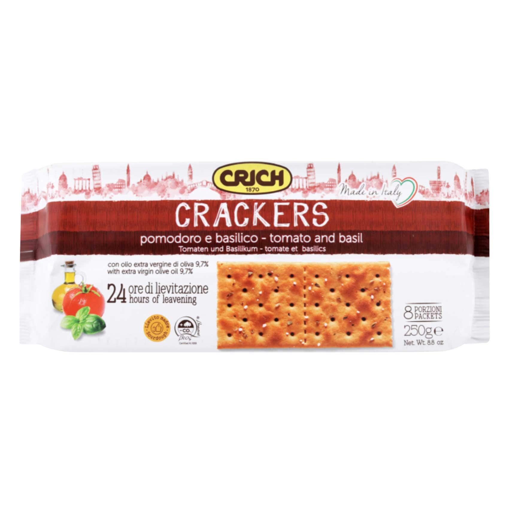 Buy CRICH CRACKERS TOMATO & BASIL - 250 Online | Carrefour Kenya