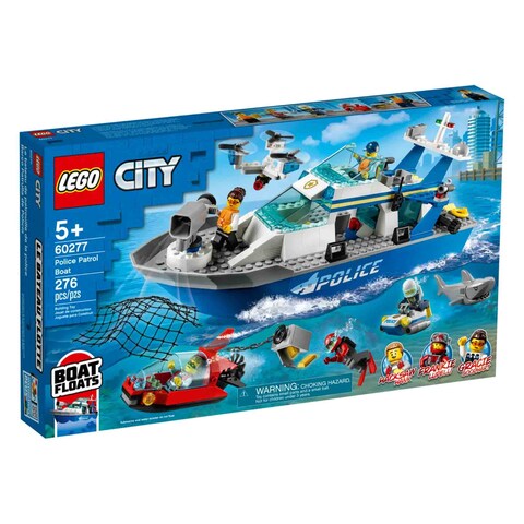 Buy LEGO 60277 POLICE PATROL BOAT Online | Carrefour Kenya