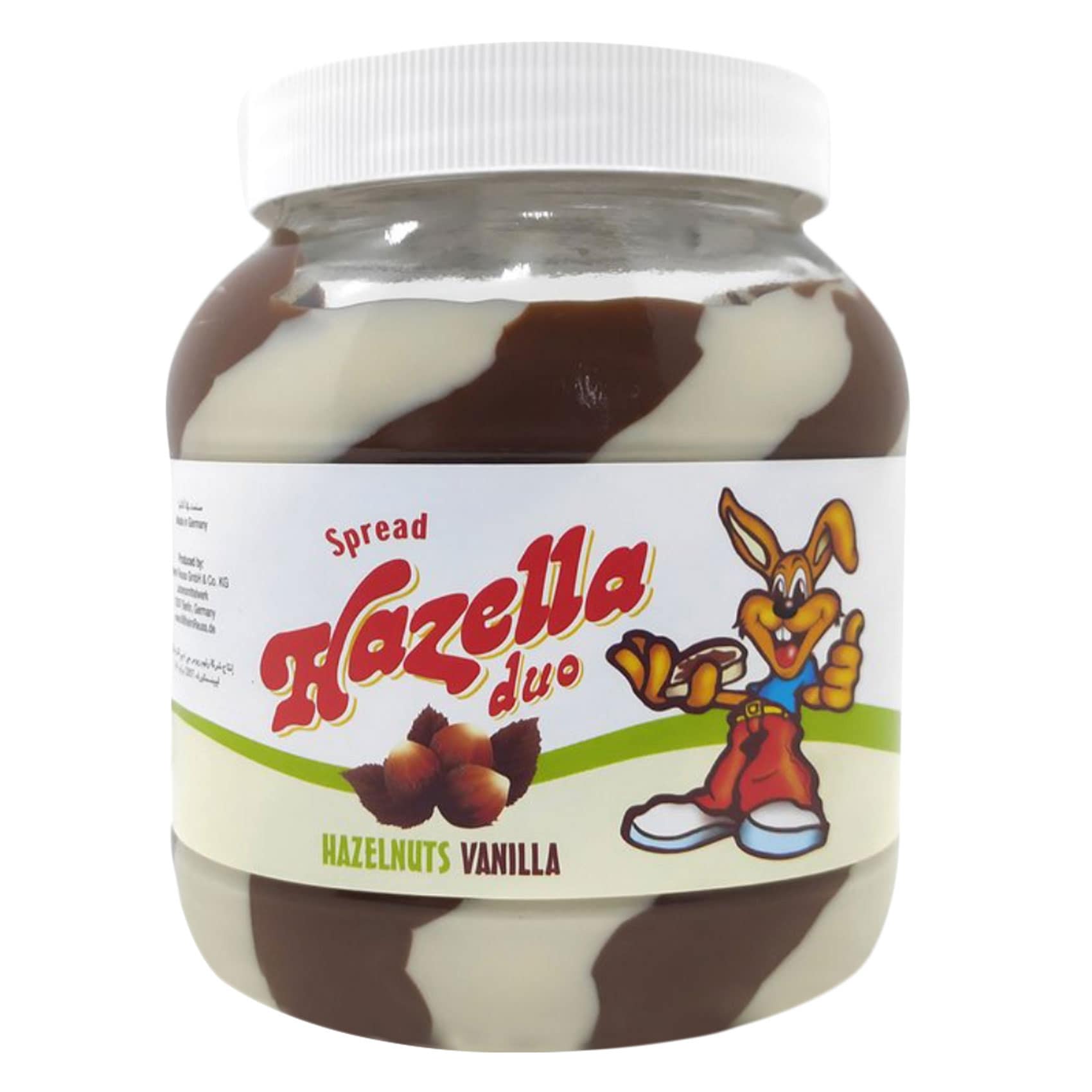 Buy Hazella Duo Hazelnut Vanilla Spread 350GR Online | Carrefour Lebanon