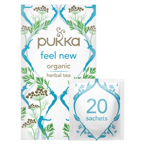 Pukka Feel New Organic With Aniseed Fennel And Cardamom 20 Tea Bags ...
